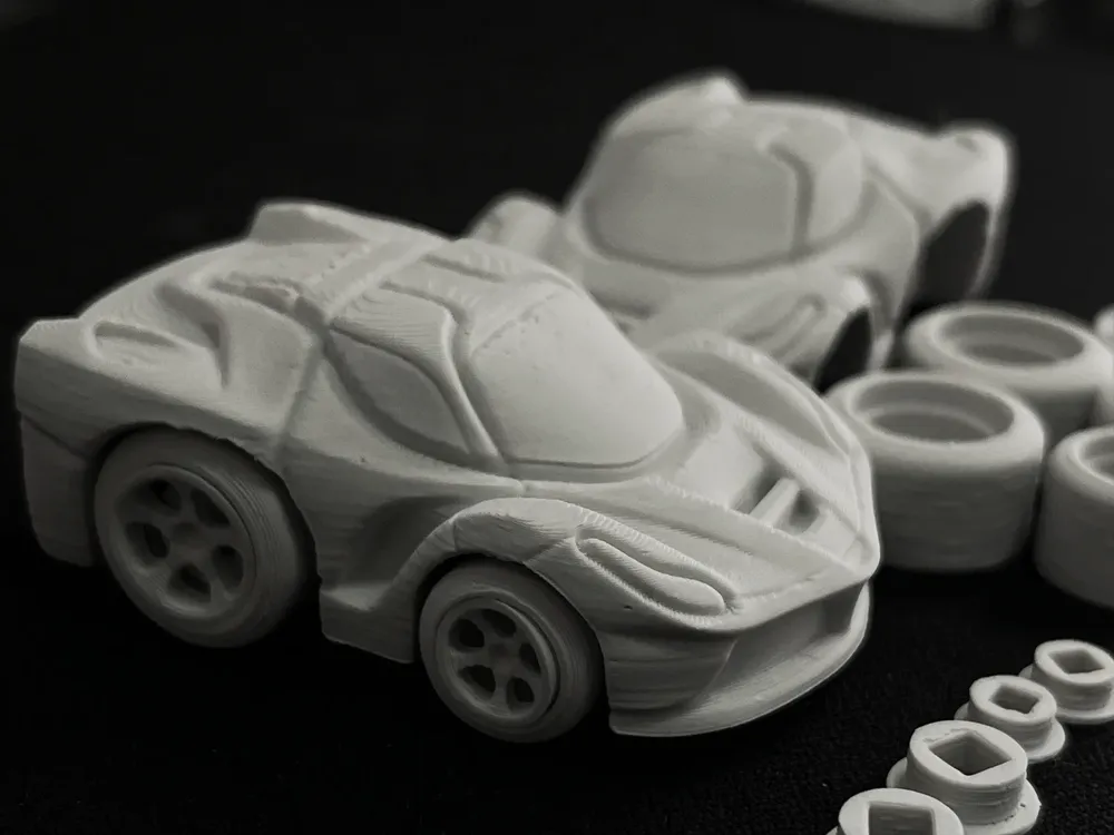 Ferrari LaFerrari Articulated Assembly Toy Car by 雪山的造物 - MakerWorld