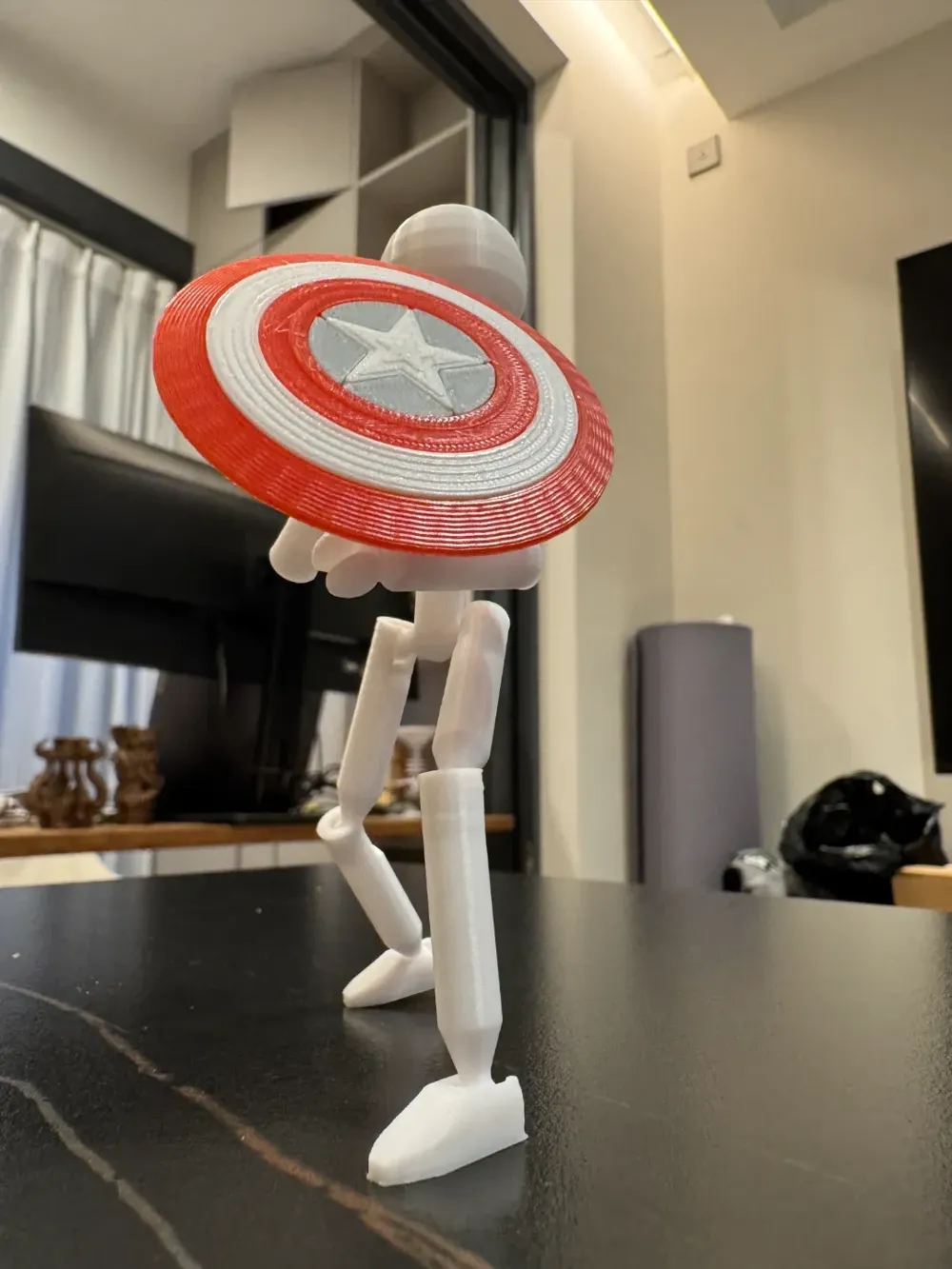 Stickman Avengers Kit Captain America's Shield by shiermeao - MakerWorld