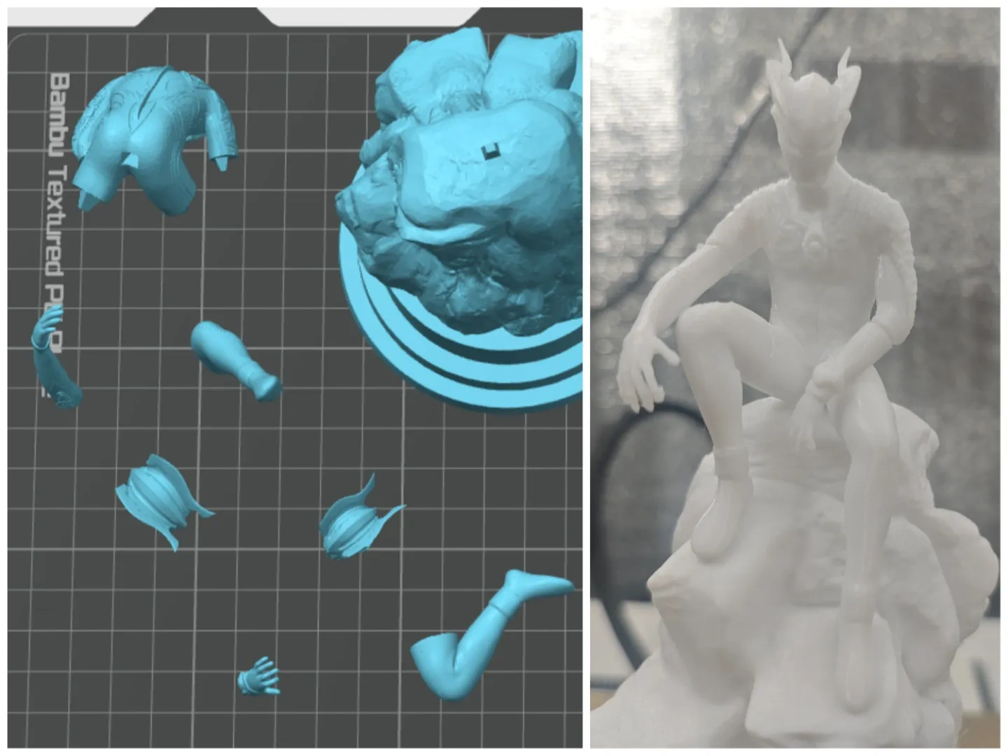 Ultraman Zero Separated Model Figure by Quadratic model sharing ...