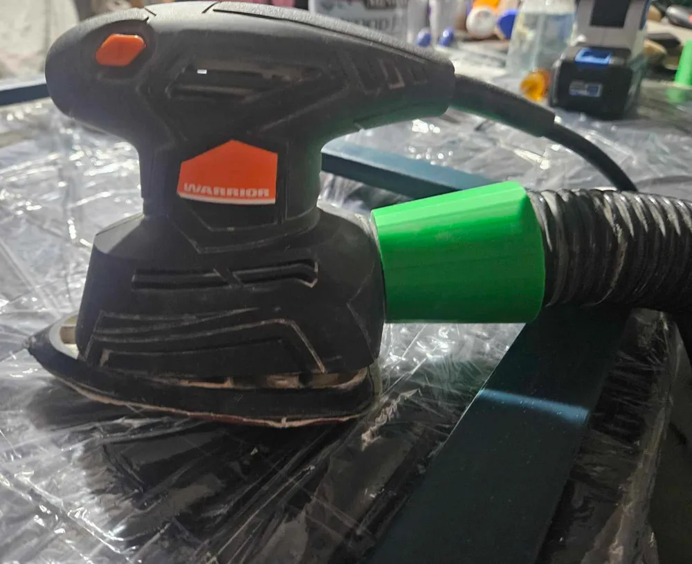 Warrior Sander Dust Collection Connector by Pyro - MakerWorld