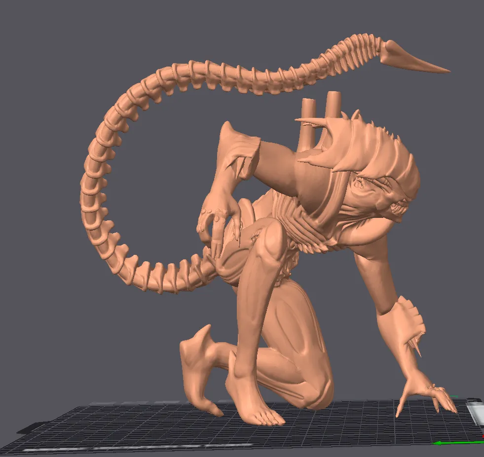 Life-Size Alien Xenomorph 3D Model by Ryan - MakerWorld