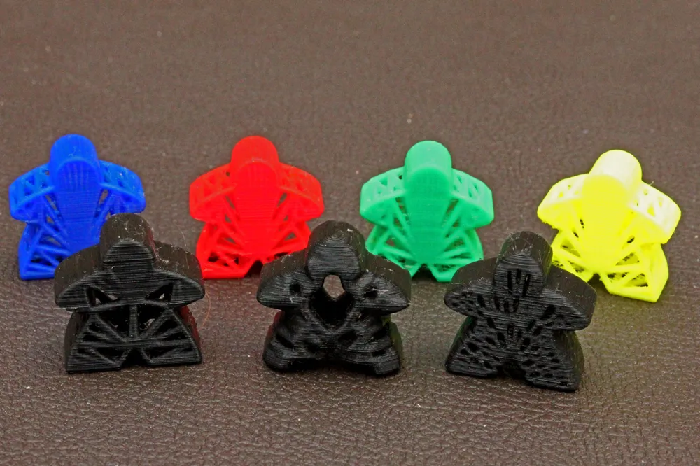 Rifraf 3D Carcassonne Complete and Alternative Meeple Set by SMRifRaf - MakerWorld