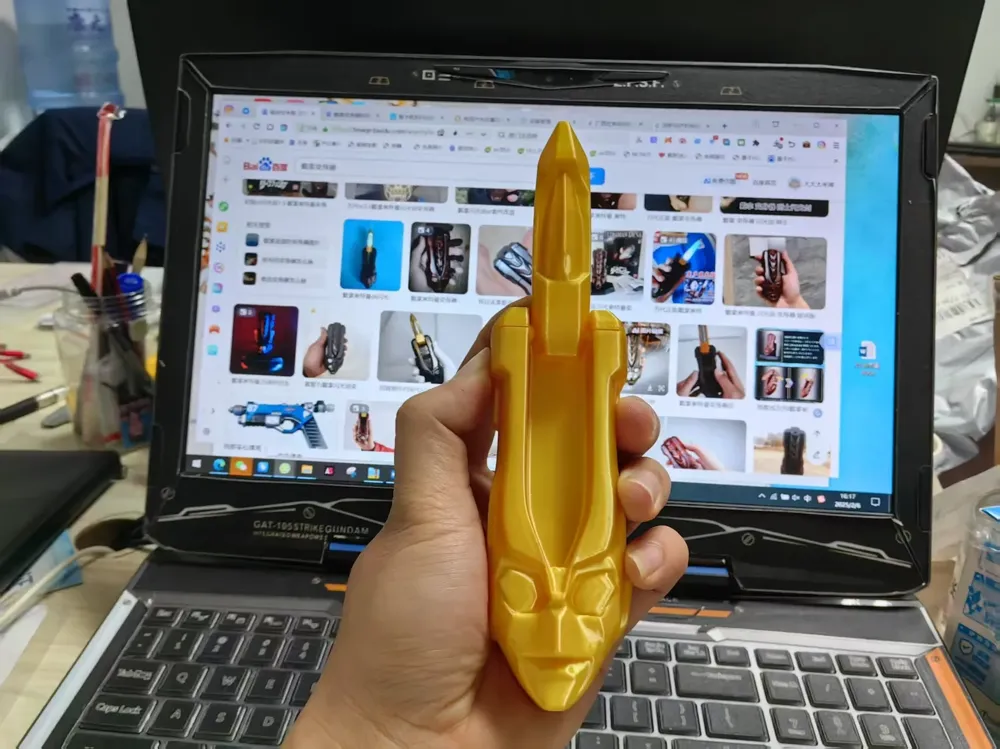 The Dyna Ultraman transformation device, the Shining Sword, also known ...