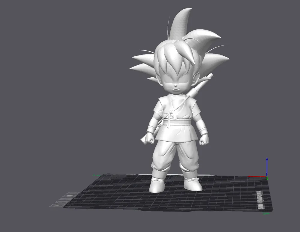 DragonBall Kid Goku 3D Model by Ryan - MakerWorld