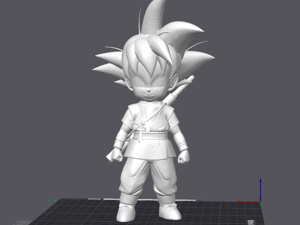 DragonBall Kid Goku 3D Model by Ryan - MakerWorld
