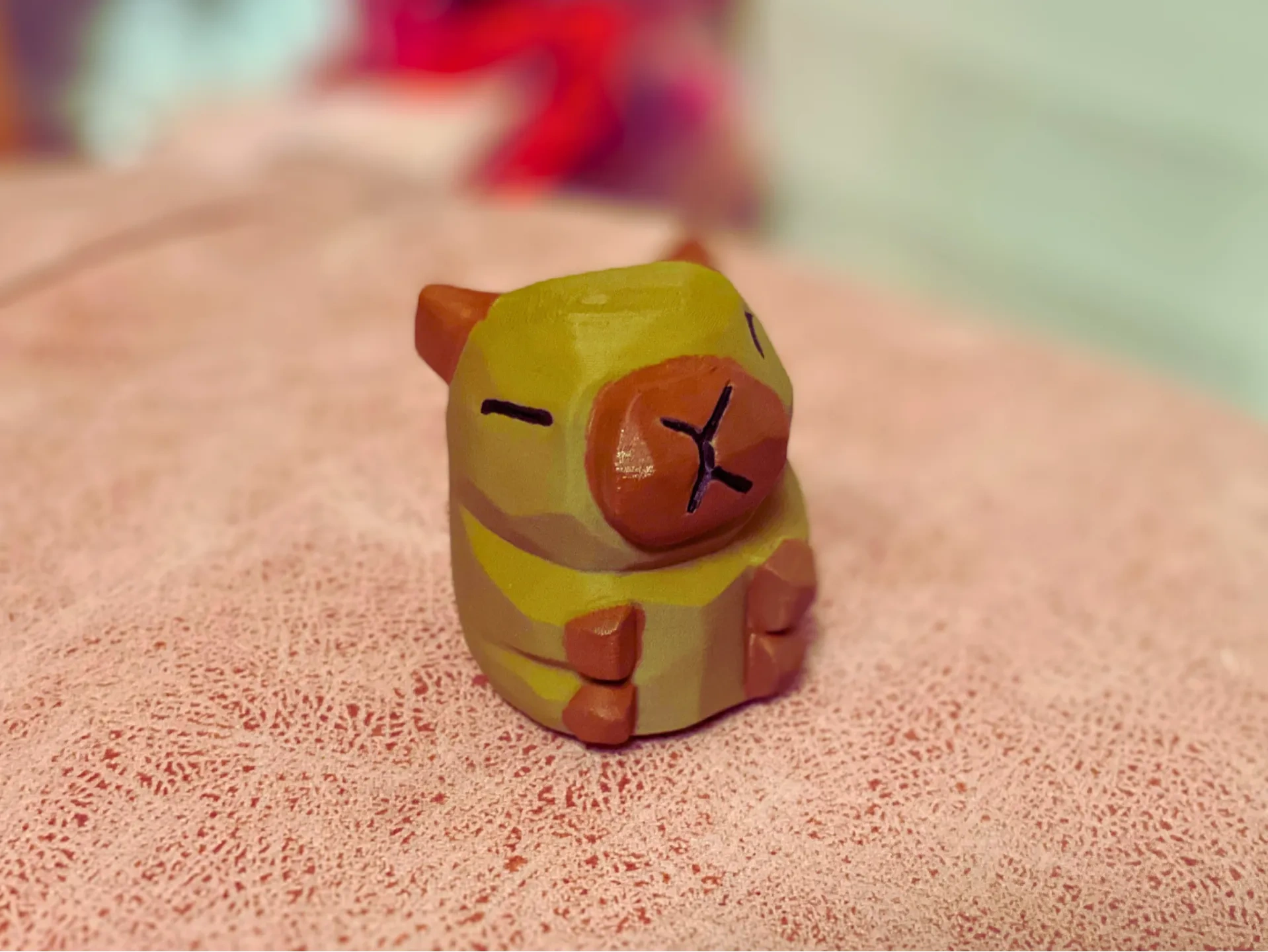 Capybara Wood Carving Ornament by user_1696123435 - MakerWorld