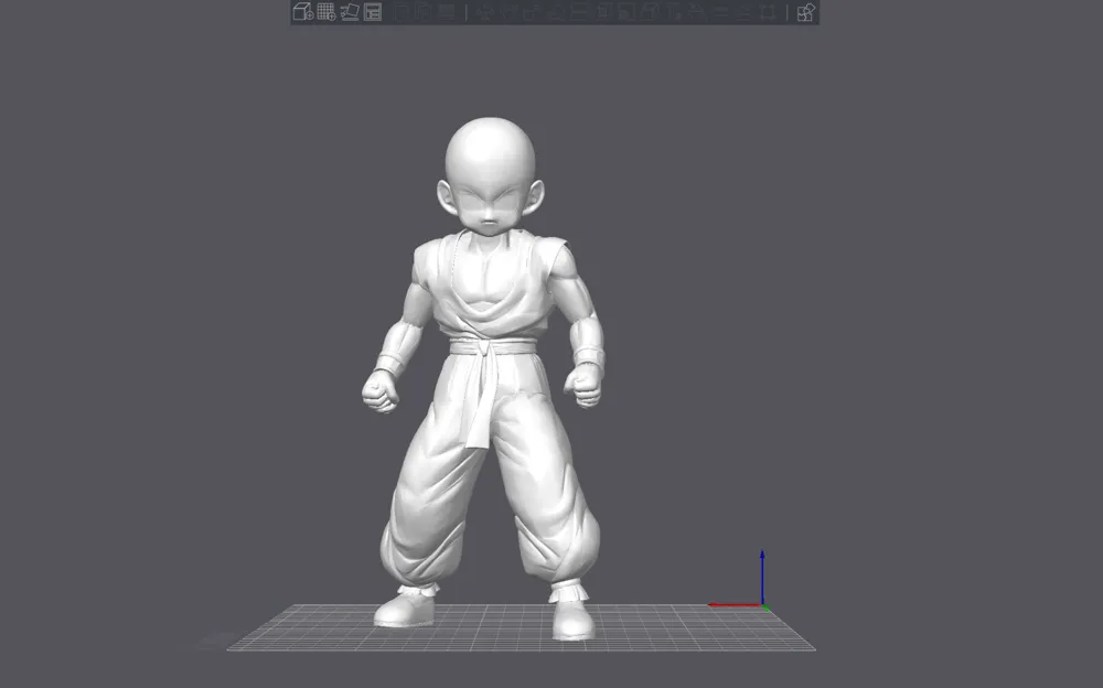 DragonBall Krillin 3D Model by Ryan - MakerWorld