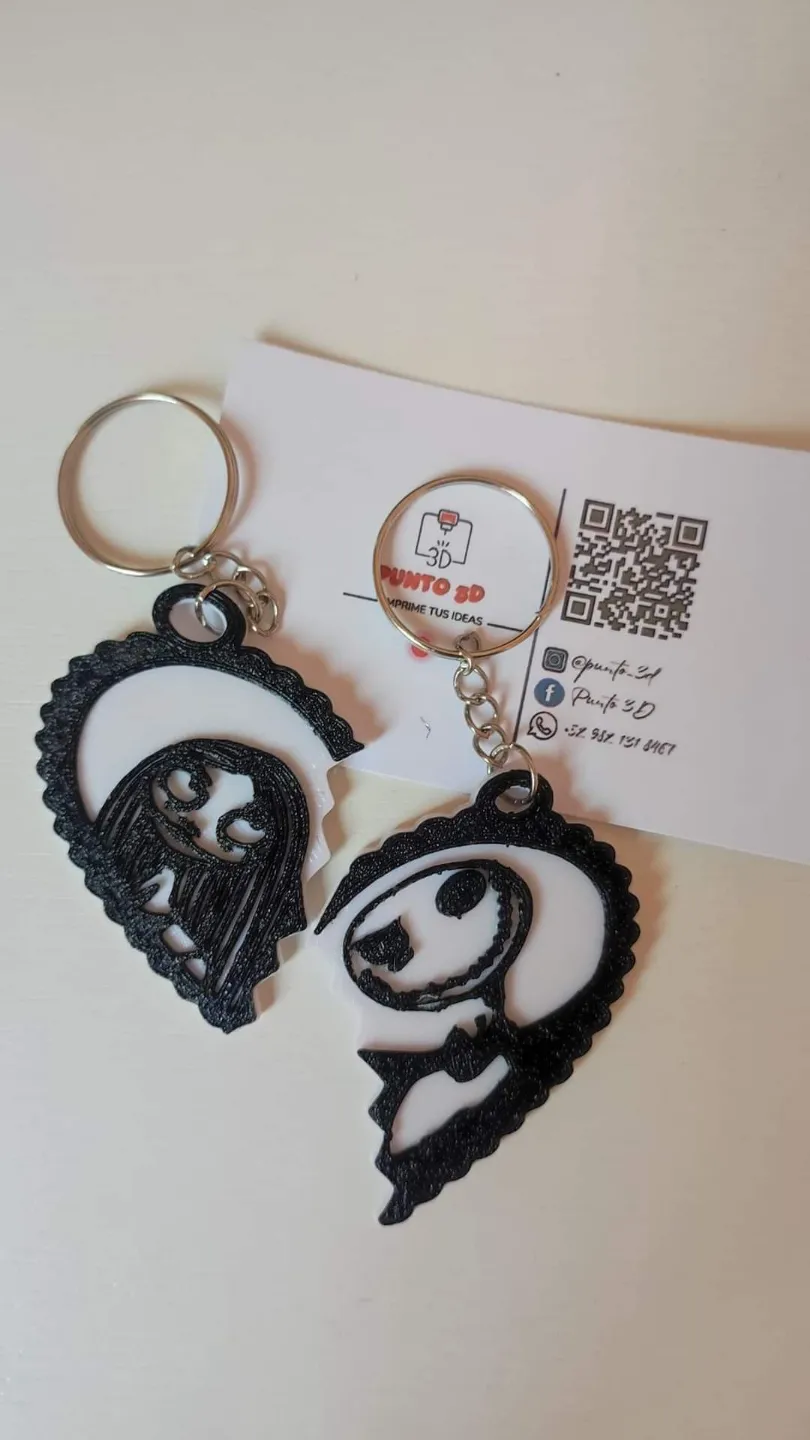 Jack Skellington's Strange World Keychains by Punto_3D - MakerWorld