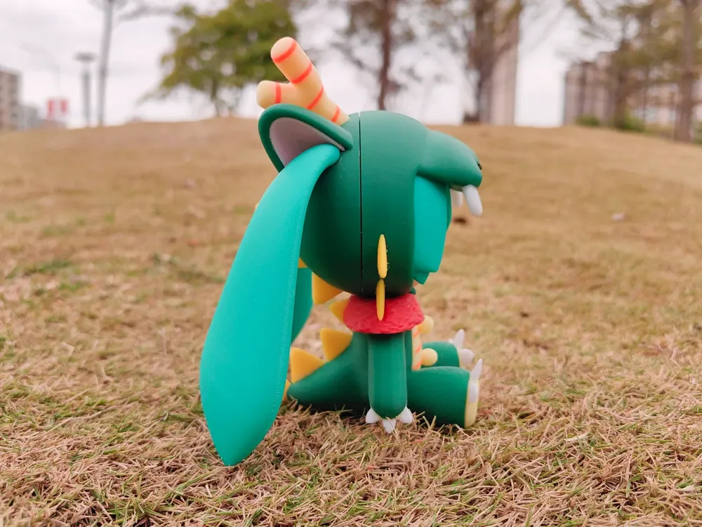 Hatsune Miku fufu Year of the Dragon Zodiac Series by 捕鱼悦MakerWorld ...
