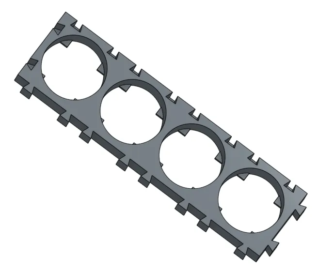 18650 Battery Holder - Separator - Free 3D Print Model - MakerWorld
