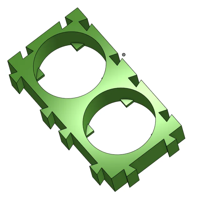 18650 Battery Holder - Separator - Free 3D Print Model - MakerWorld