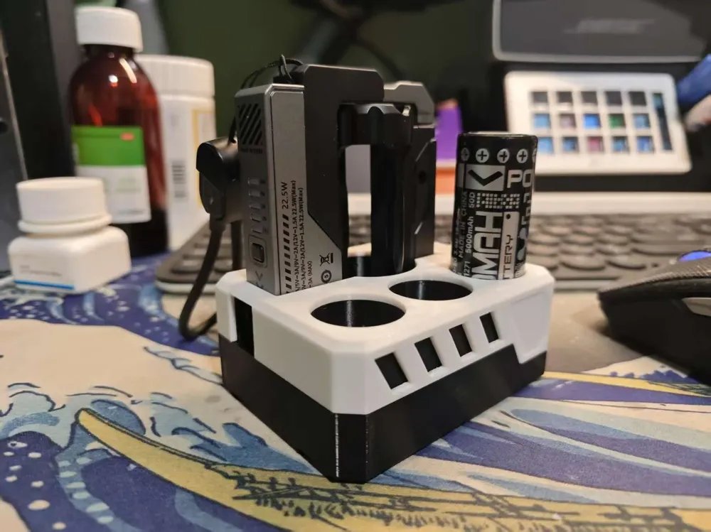 Mai Xiaodou MDX-01 Power Bank Module Desktop Organizer by 盛禾大威 - MakerWorld