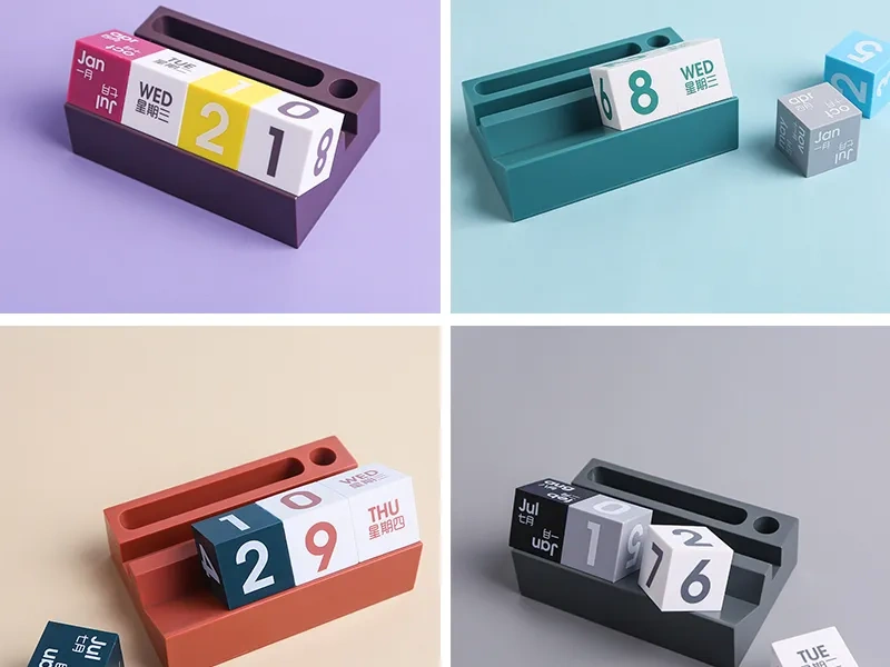 Mini Calendar! Modular calendar desktop ornament, exquisite desktop ...