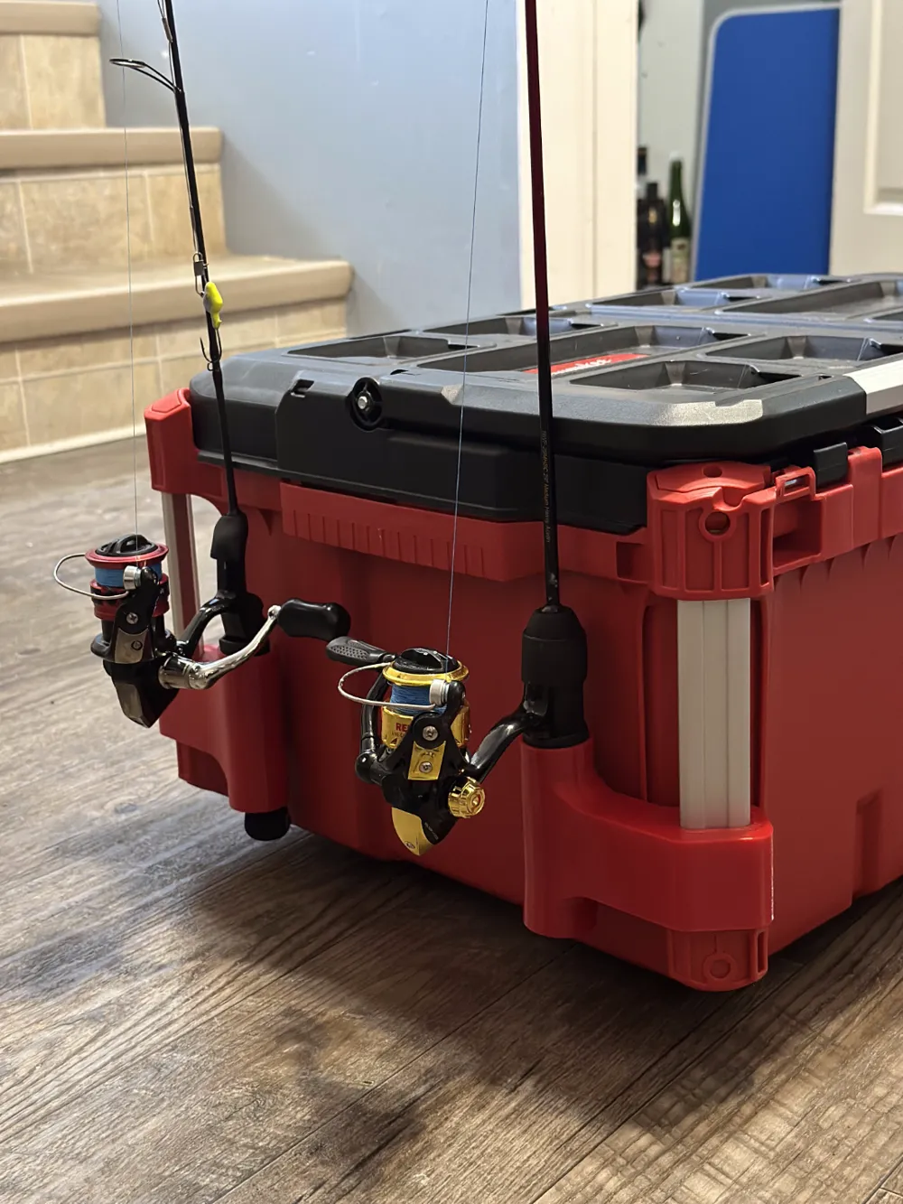 Milwaukee packout fishing rod holder by prince of print MakerWorld ...