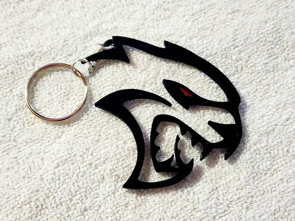 Hellcat Logo Face Keychain by BatCavePrinting MakerWorld: Download Free ...