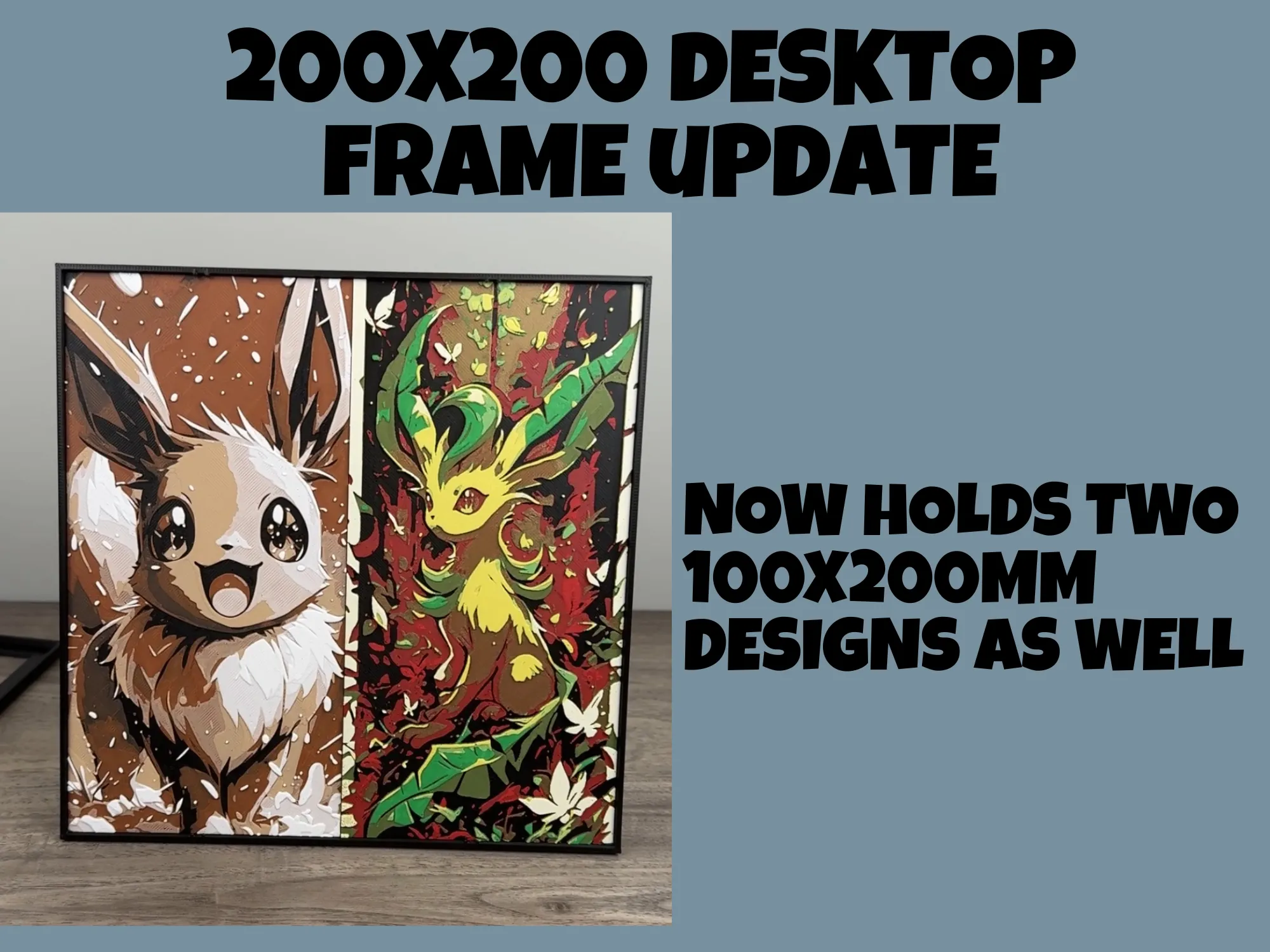 Desktop Hueforge Frame - Free 3D Print Model - MakerWorld