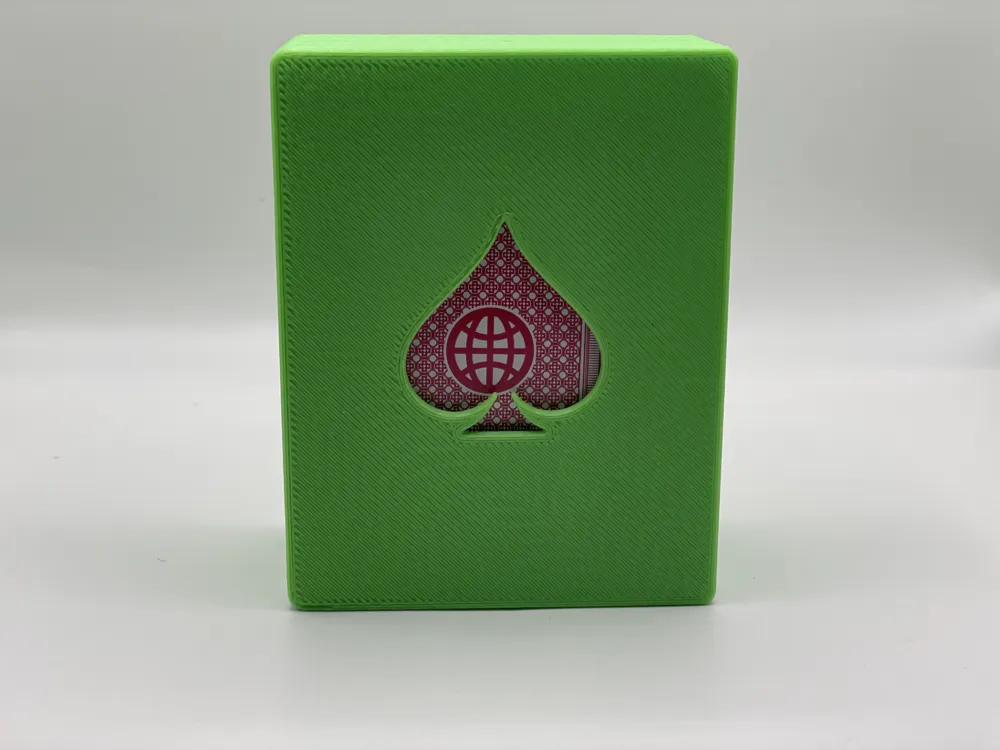 Poker Card Box, Playing Card Box - Free 3D Print Model - MakerWorld