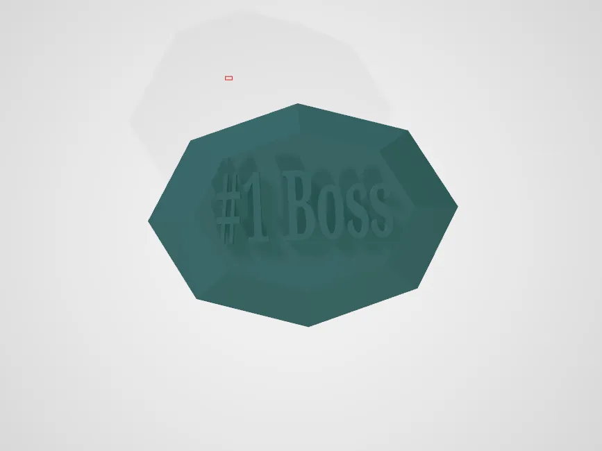 Number 1 boss plac by Ozlo MakerWorld: Download Free 3D Models