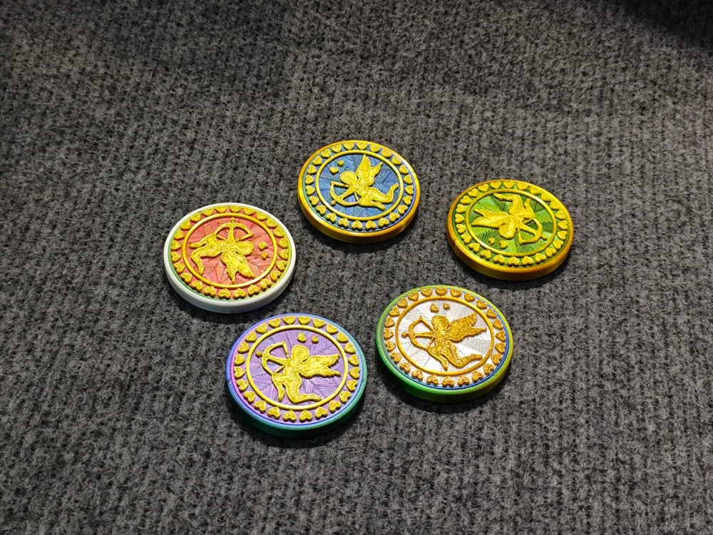 Circular Fidget Push Disc EDC Clicker by 深蓝的巨蟹 - MakerWorld