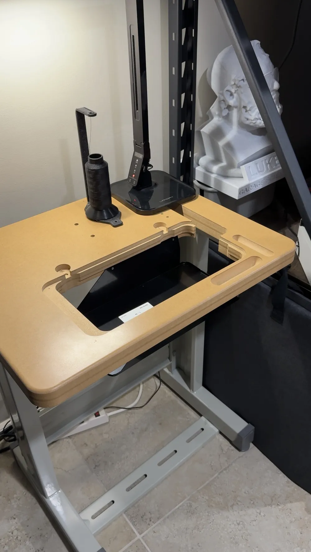 Insert to fill hole of Sailrite Sewing table by dave3ddiy - MakerWorld