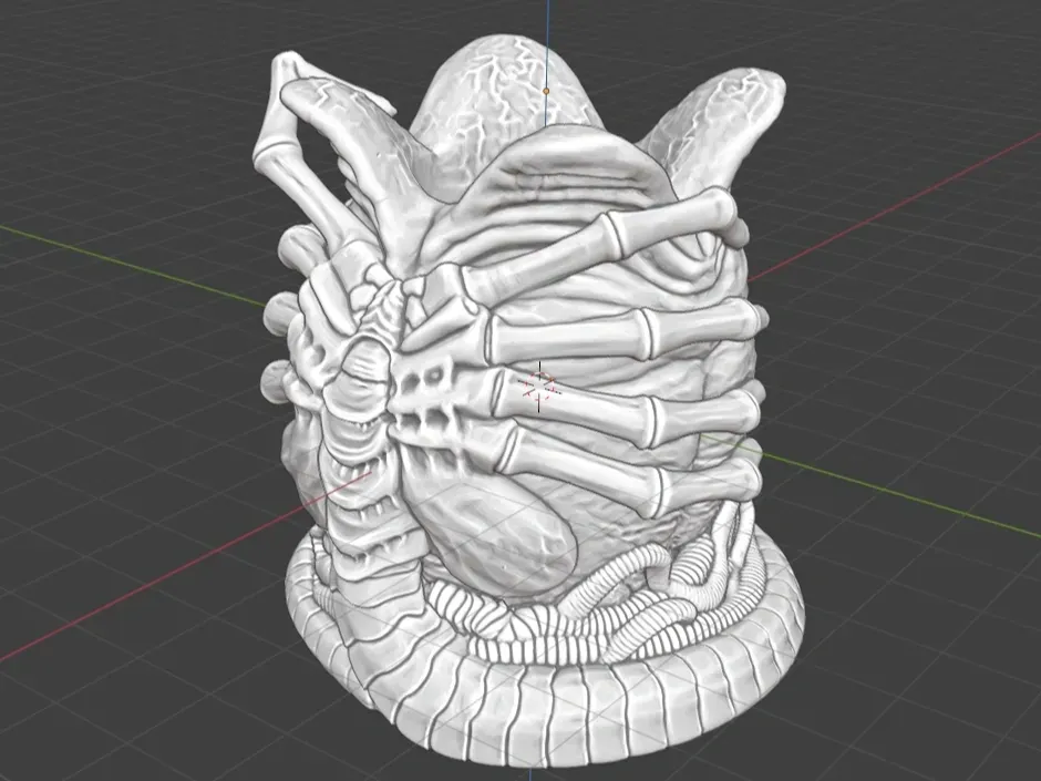 Facehugger Pen Holder Remixed by yoshikage - MakerWorld