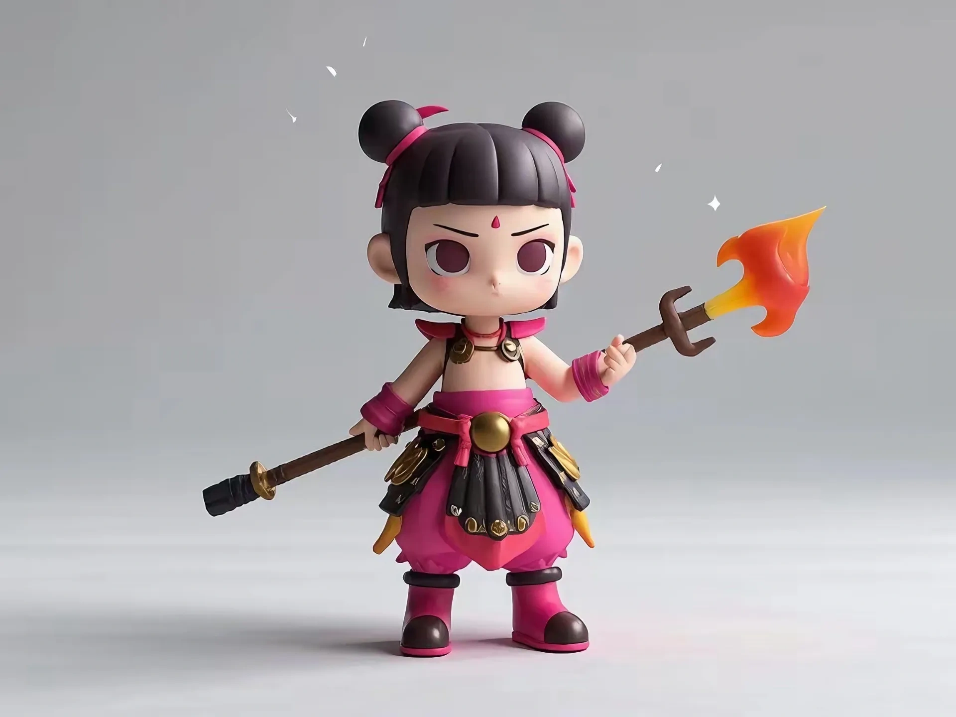 Nezha the Devil Child, Print-in-Place, for A1 mini by 库尔勒 - MakerWorld