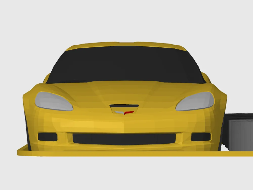 Chevrolet Corvette Z06 (C6) Kit Card (1:24 scale) Remixed by The Kit ...