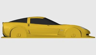 Chevrolet Corvette Z06 (C6) Kit Card (1:24 scale) Remixed by The Kit ...