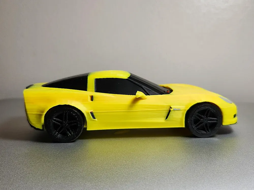 Chevrolet Corvette Z06 (C6) Kit Card (1:24 scale) - Free 3D Print Model ...