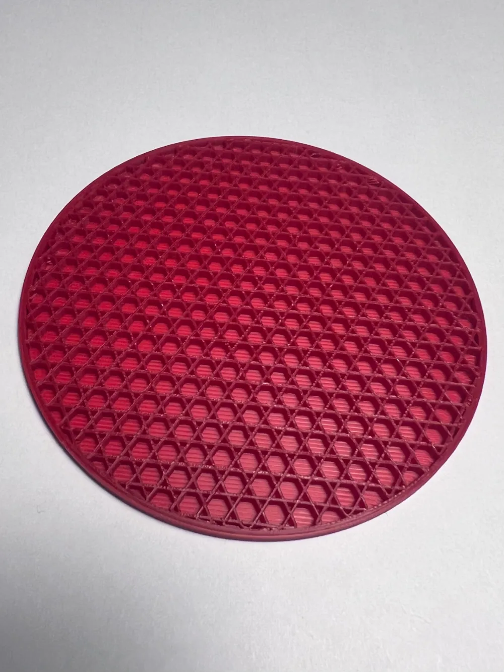 Infill Coaster Tri-Hexagon by Joshua 3D - MakerWorld