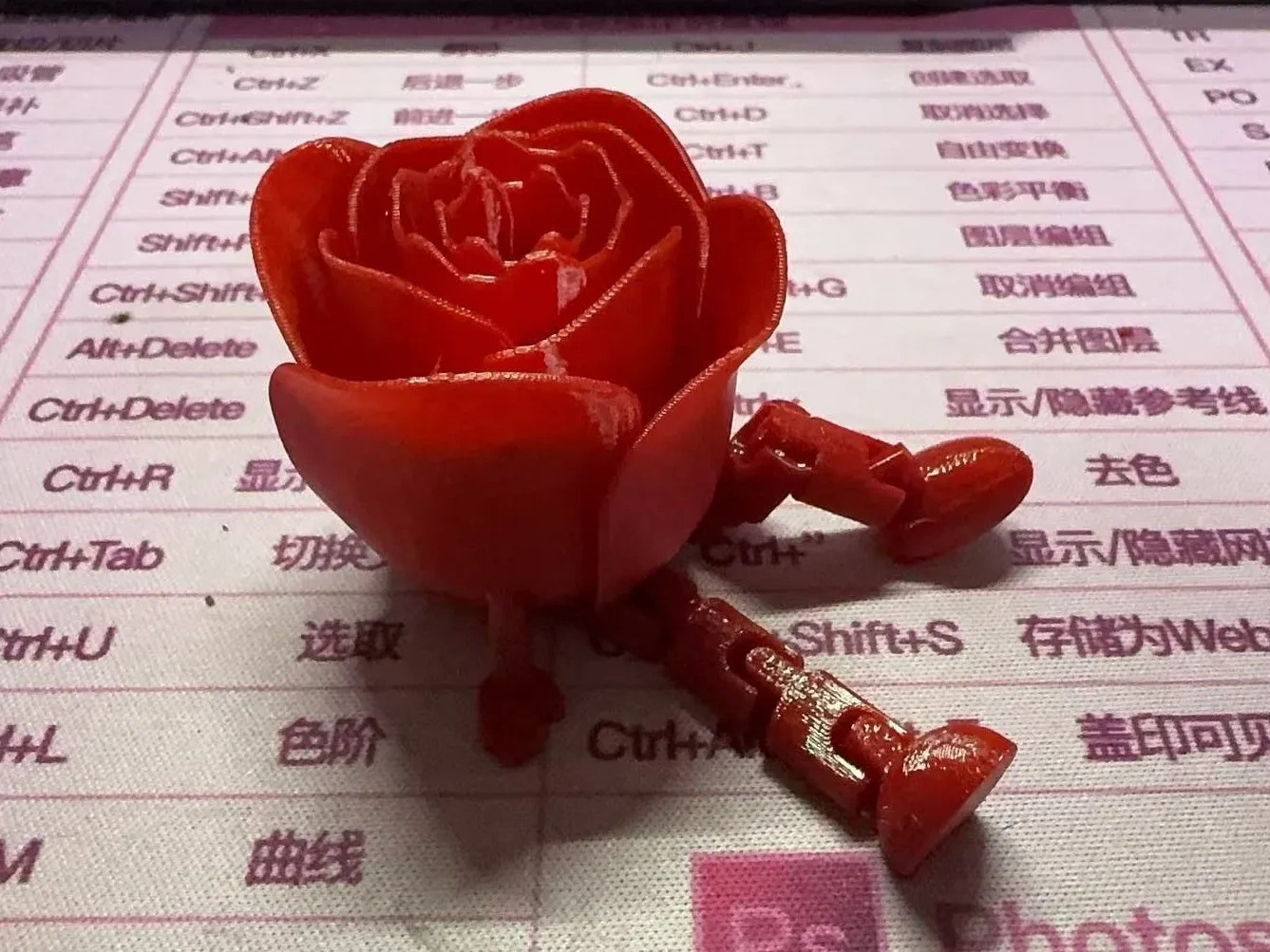 Valentine's Day Red Rose Figurine by gdx-3d - MakerWorld