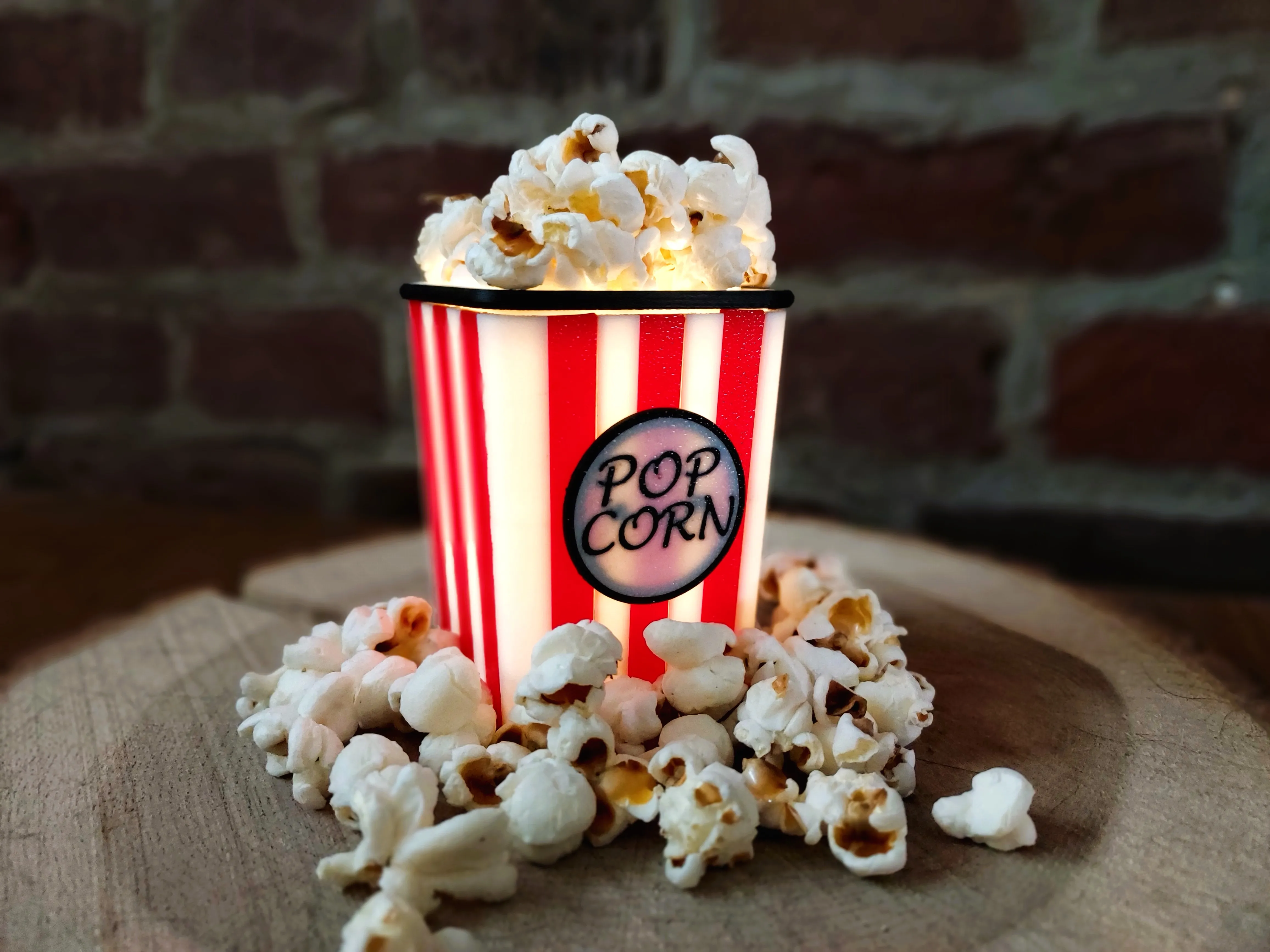 Popcorn Bucket LED Tea Light Holder - MOVIE NIGHT! by DJL 3Designs ...