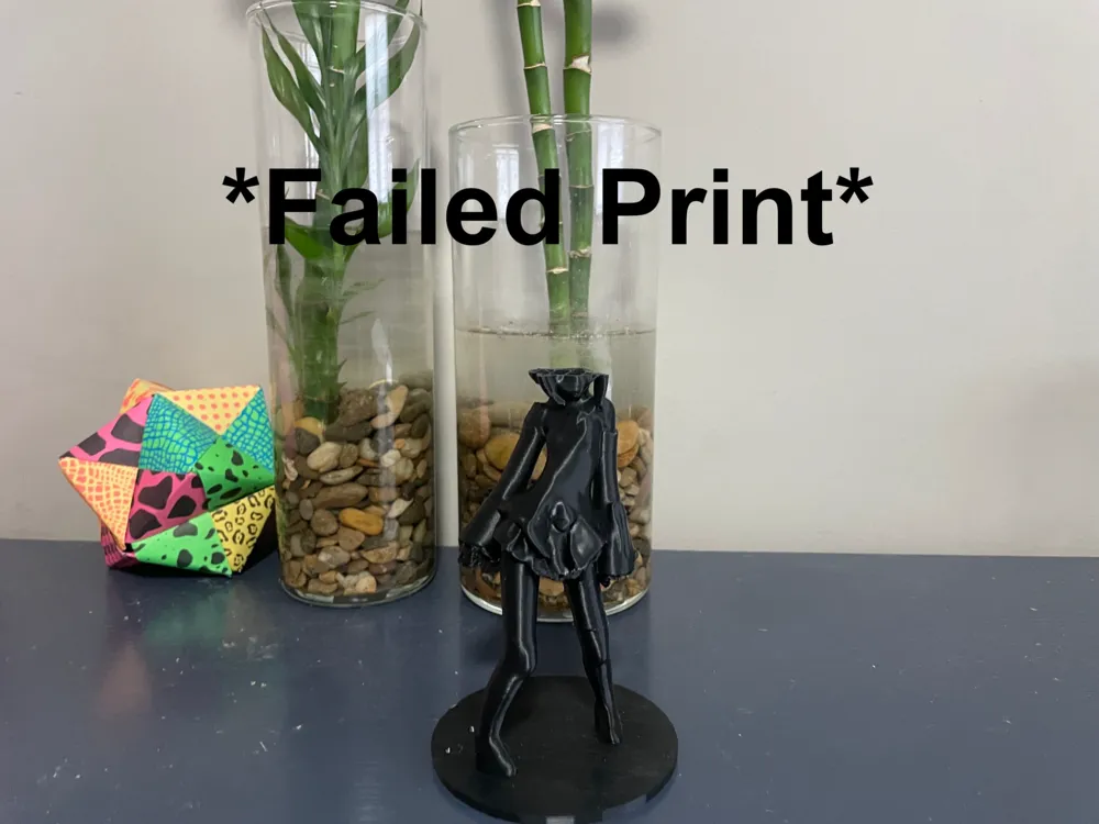 Hatsune Miku Figure (AI MADE) by Hotdogbunandk ツ - MakerWorld