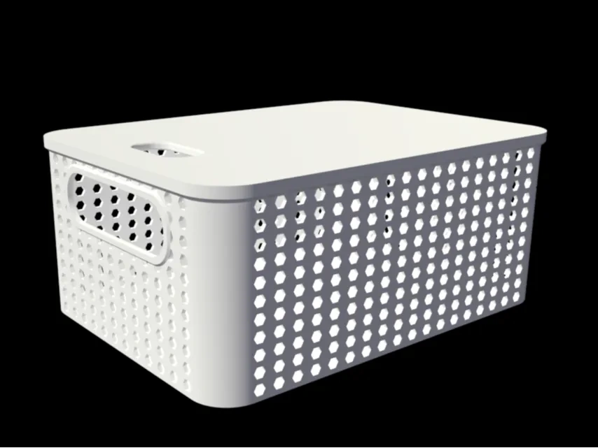 Stackable Storage Basket with Lid by C.T. - MakerWorld