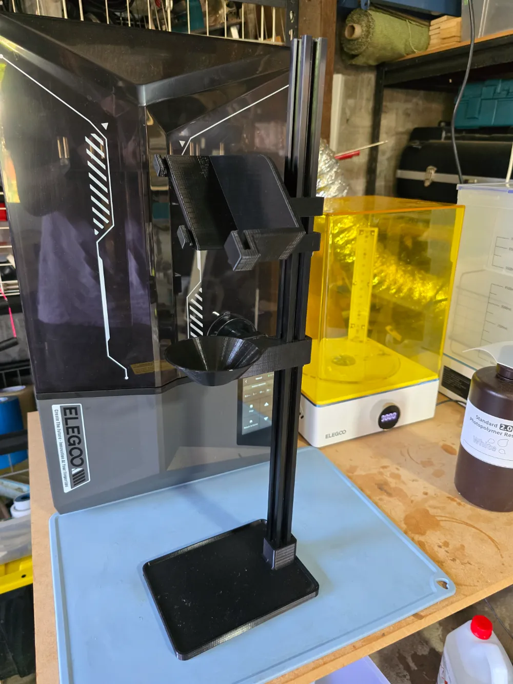 Elegoo Saturn 4 Ultra resin vat drip stand - Free 3D Print Model ...