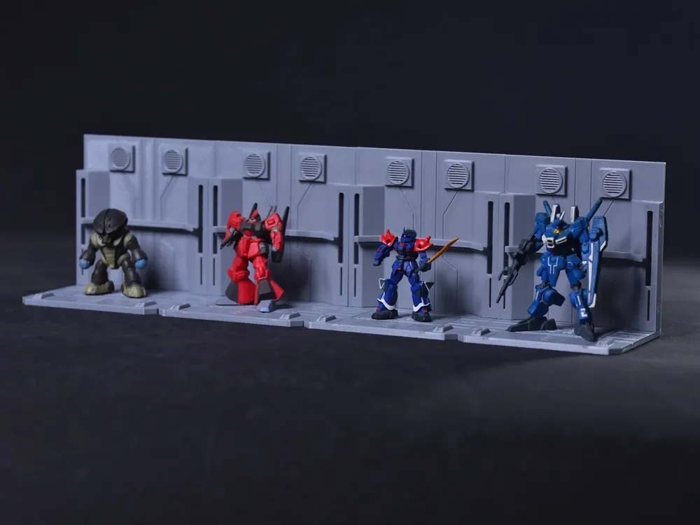 Magnetically Extensible Small-Scale Mech Display Hangar (Compatible ...