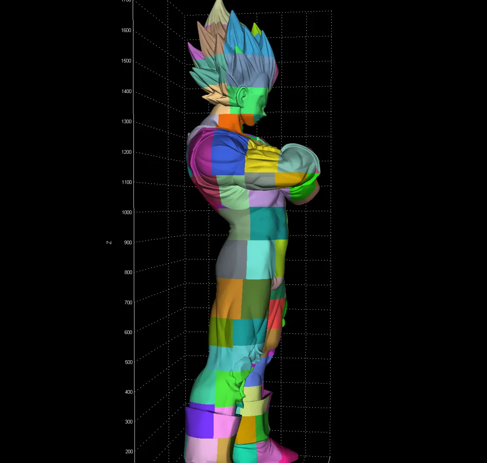 Life-Size Majin Vegeta 3D Model For The A1 Mini by Ryan MakerWorld ...