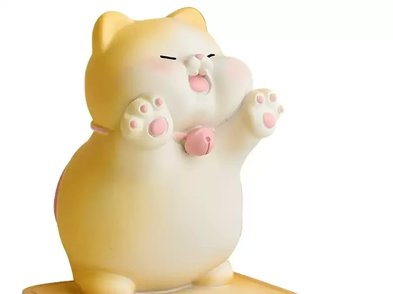 Valentine's Day Cute Kitten Phone Holder by 憨憨熊猫国际 MakerWorld: Download ...