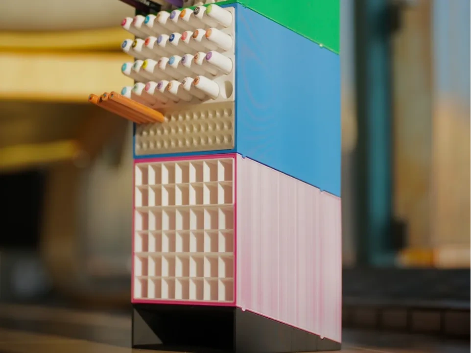 Modular Expandable Marker and Pencil Organizer by jedispy - MakerWorld