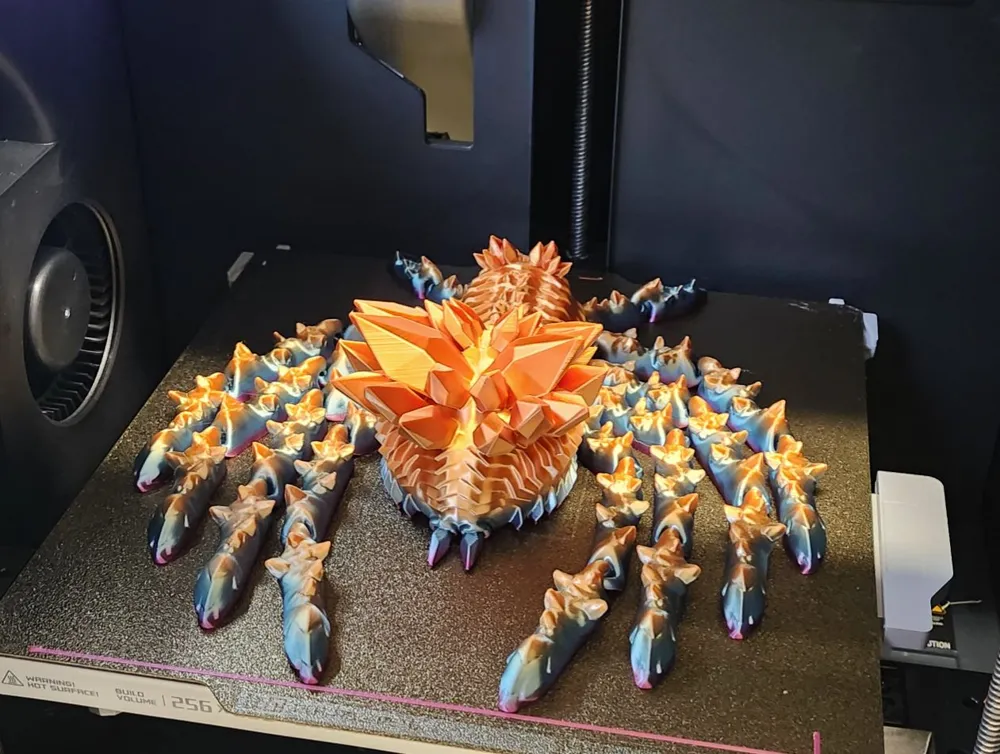 Flexi crystal spider by uni3Dworld MakerWorld: Download Free 3D Models