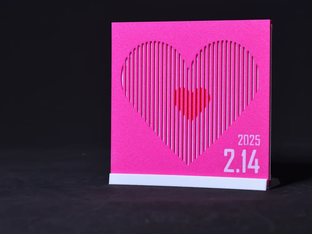 Valentine's Day "Love Bomb Push-Push" Grating Animation Ornament by ...