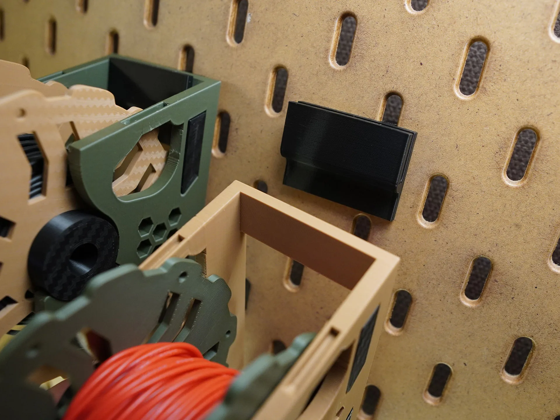 Wire Spool Holder (include IKEA SKADIS holder) by YULPAPA - MakerWorld