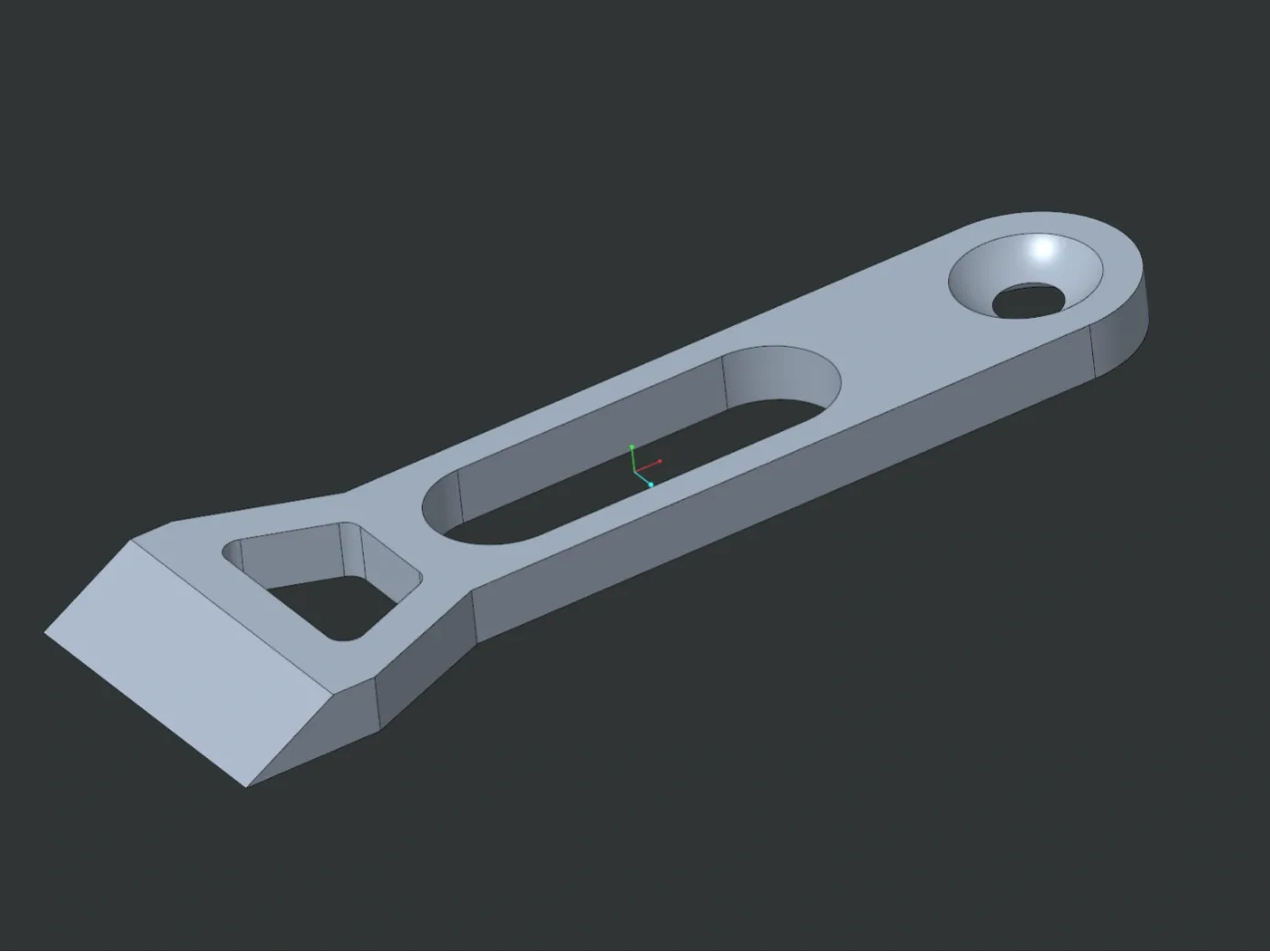 Build Plate Scraper (P1, X1 Door Handle Mount) by Earthworm - MakerWorld