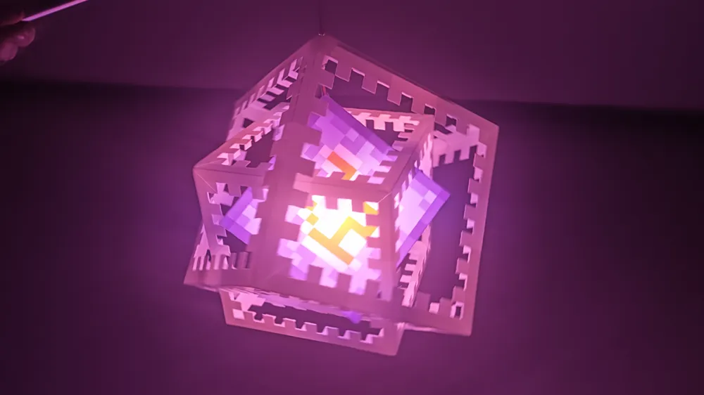 Ender crystal lantern by (≖ ≖) - MakerWorld