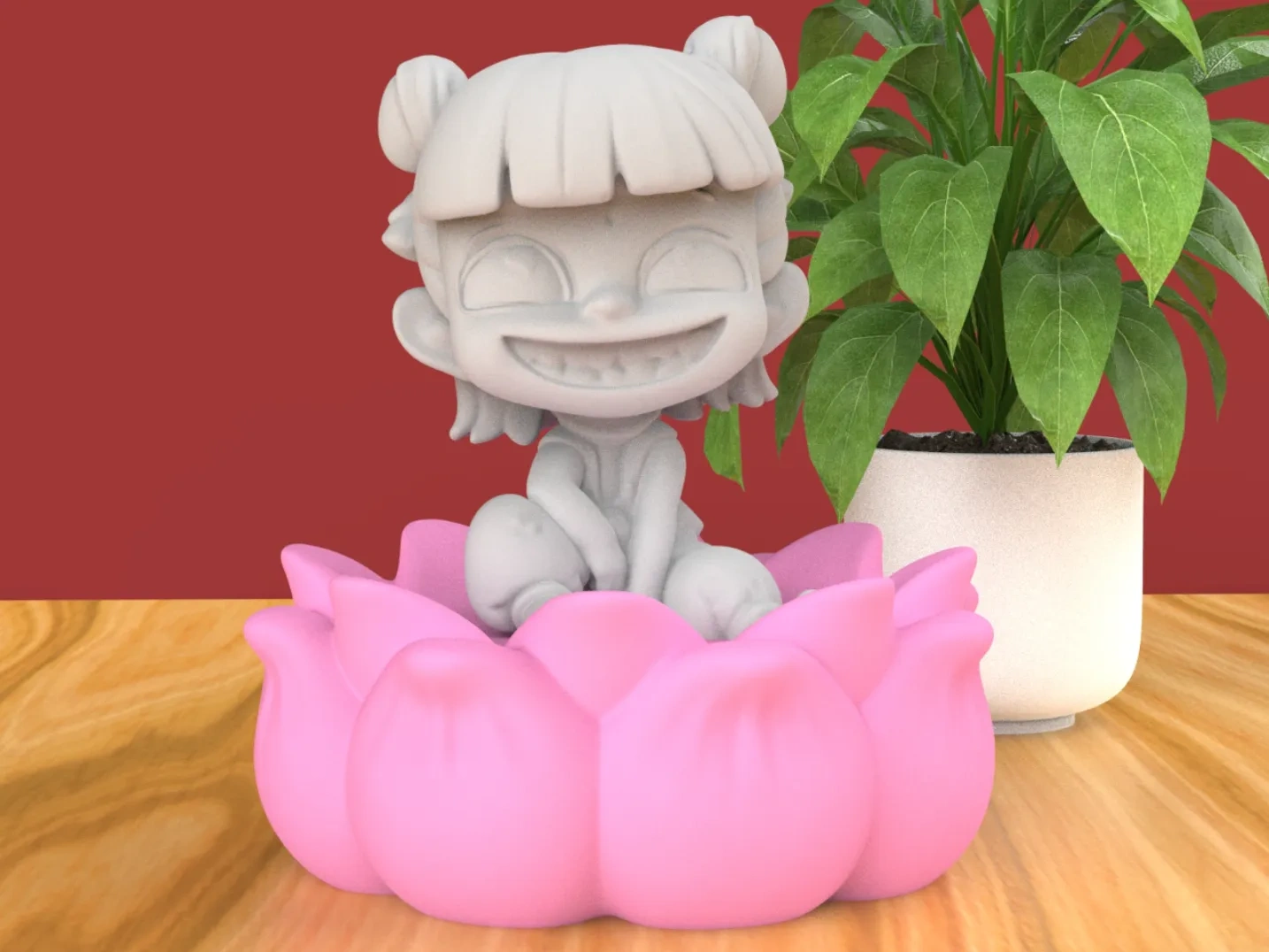 Q version Lotus Nezha by 陆行鸟 - MakerWorld