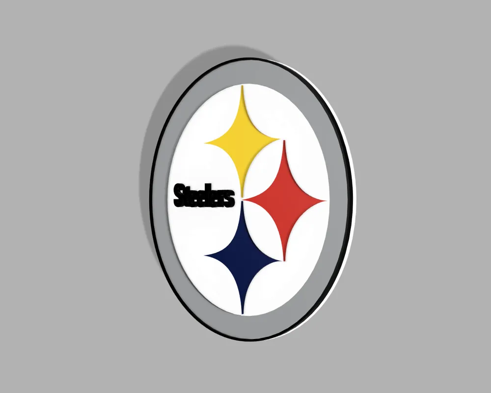 Pittsburgh Steelers 3D Sign by Fast3D - MakerWorld