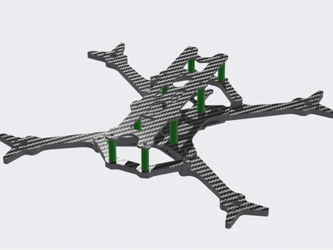 5-inch quadcopter airframe by thx520thx MakerWorld: Download Free 3D Models