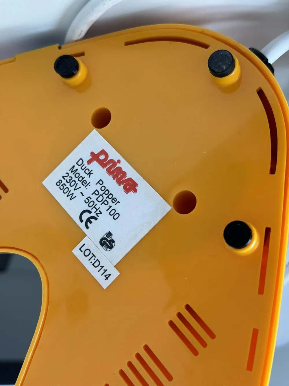 Prima Duck Popcorn Popper Foot by Matt Sharp - MakerWorld