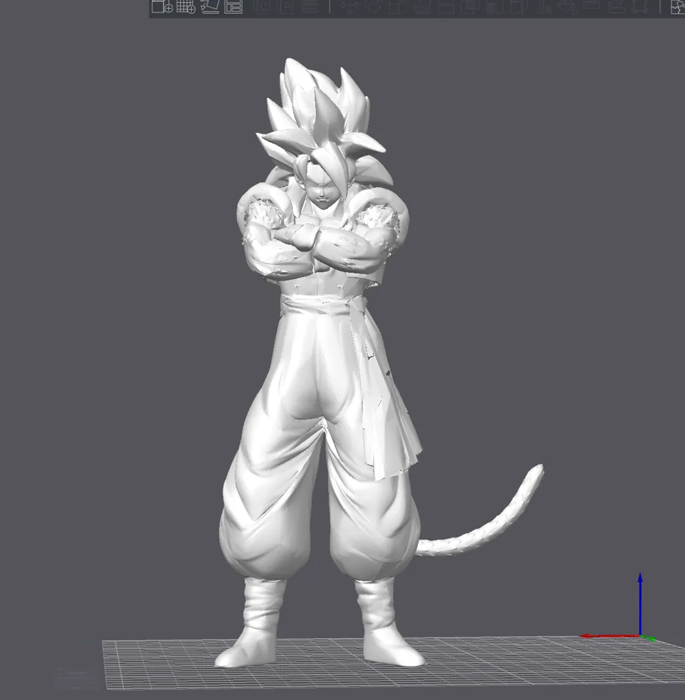 Gogeta Super Saiyan 4 From GT 3D Model - Free 3D Print Model - MakerWorld