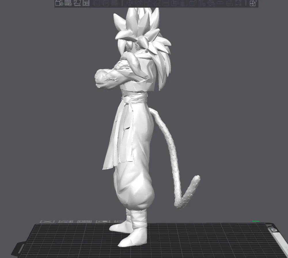 Gogeta Super Saiyan 4 From GT 3D Model by Ryan - MakerWorld